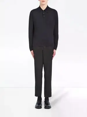 Prada Worsted Wool Polo Shirt