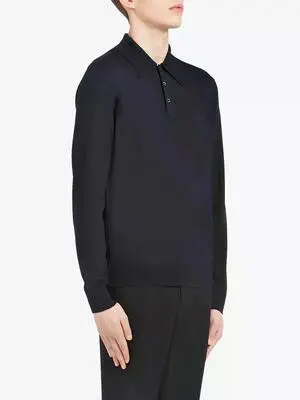 Prada Worsted Wool Polo Shirt