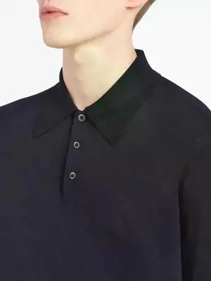 Prada Worsted Wool Polo Shirt