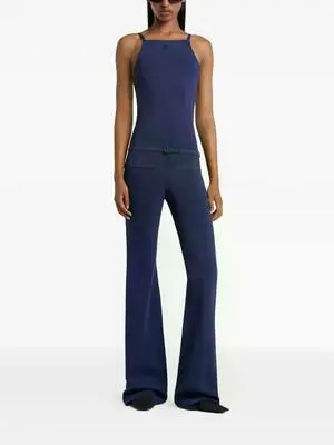 COURREGES Backless Jumpsuit With Flared Leg