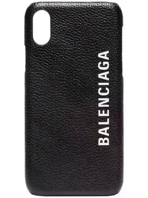 Balenciaga Cash Iphone X Case - Black