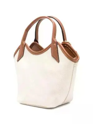 Dkny Debossed Logo Patch Tote Bag