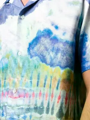 Amiri Tie-dye Silk Shirt