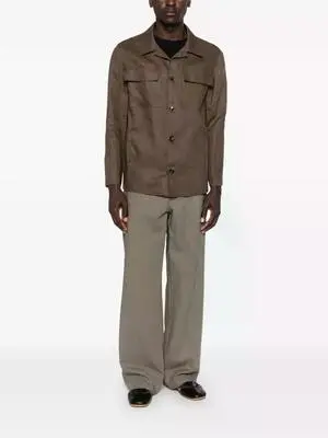 MICHAEL COAL James Pocket Button-fastening Overshirt