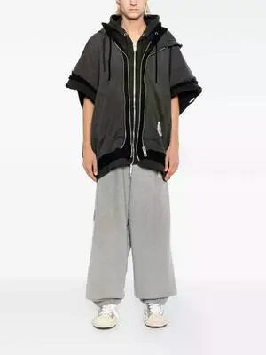 Mihara Yasuhiro Layered-hem Track Pants
