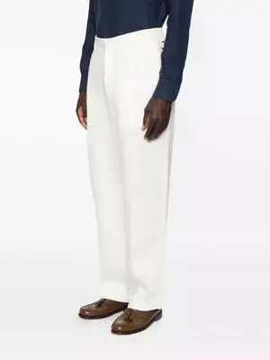 BE ABLE Belt-loops Trousers With Rear Buttoned Pockets
