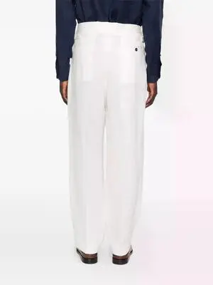 BE ABLE Belt-loops Trousers With Rear Buttoned Pockets