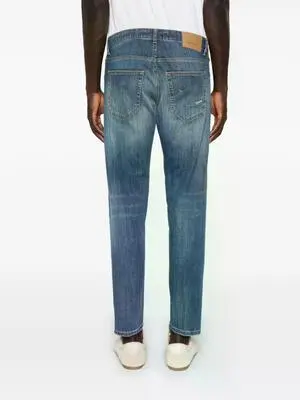 MICHAEL COAL Distressed Faded-effect Jeans