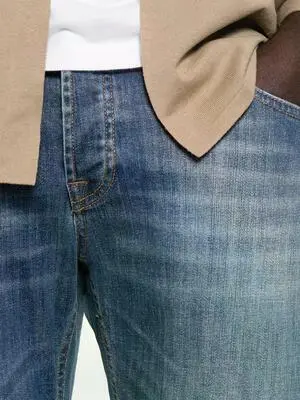 MICHAEL COAL Distressed Faded-effect Jeans