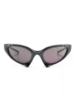 Balenciaga Runner Cat Wraparound-frame Sunglasses
