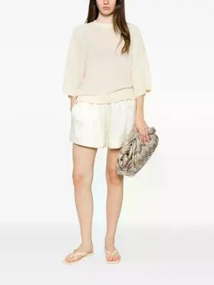 PANICALE Sequin-embellished Raglan-sleeve Sweater