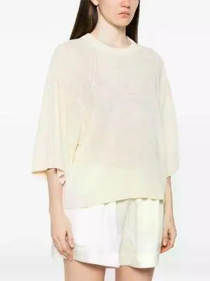PANICALE Sequin-embellished Raglan-sleeve Sweater
