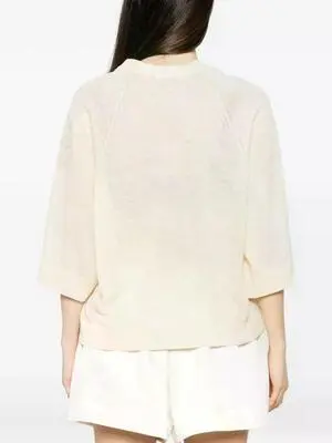 PANICALE Sequin-embellished Raglan-sleeve Sweater