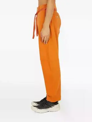 Stone Island Belted Straight Leg Trousers