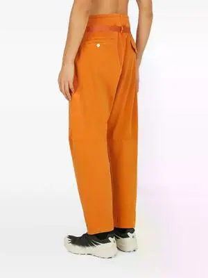 Stone Island Belted Straight Leg Trousers