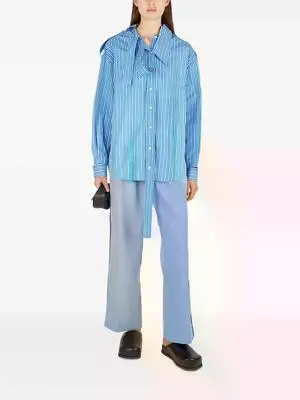 MERYLL ROGGE Pleated Belted Trousers