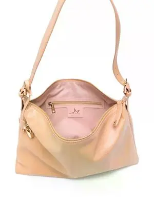 MARC ELLIS Nevada Shoulder Bag With Padlock Detail - Neutrals