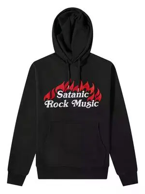 ASSID Embroidered Hoodie With Graphic Print