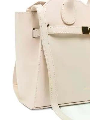 MARC ELLIS Antilia S Twist-lock Tote Bag - Neutrals