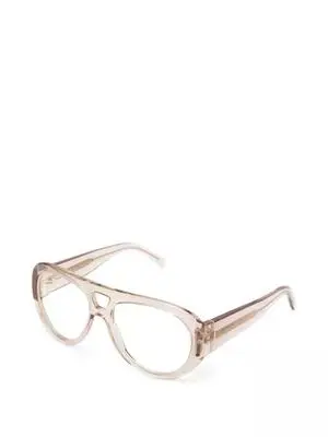 Givenchy Aviator Frame Glasses - Neutrals