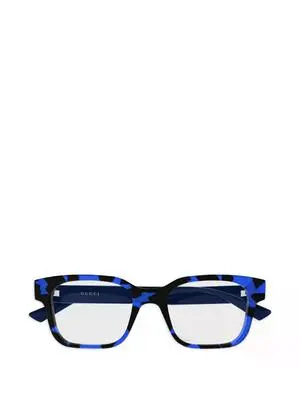 Gucci Rectangle Frame Glasses - Blue
