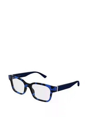 Gucci Rectangle Frame Glasses - Blue