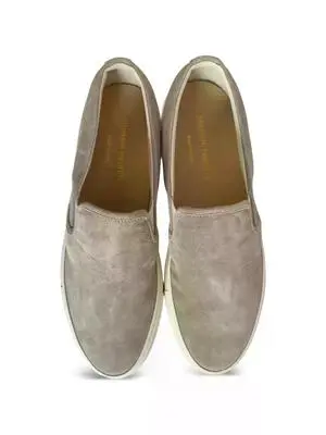 COMMON PROJECTS Minimalist Suede Slip-on Sneakers