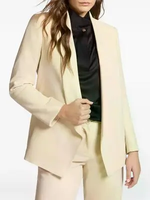 ELENA MIRÒ Shawl Lapel Open-front Blazer