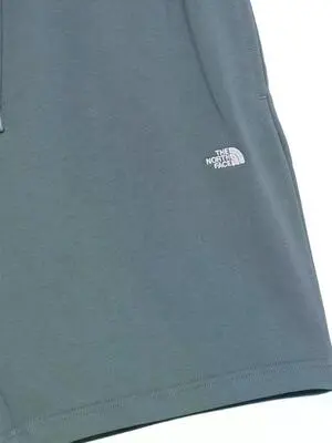 The North Face Logo Embroidered Drawstring Shorts - Blue