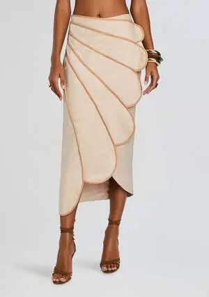 Azulu Sango Skirt - Latte