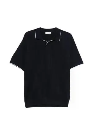 KANGRA Contrast-trim Ribbed-knit Sweater