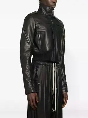 Rick Owens Temple Rev Leather Jacket