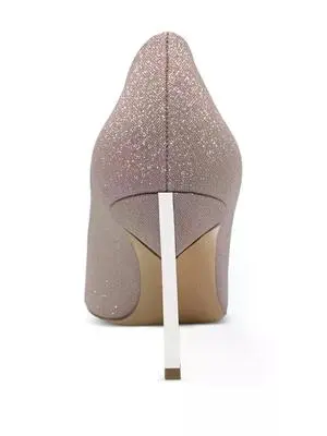 Casadei Blade Glitter-effect Pointed-toe Heeled Pumps - Pink