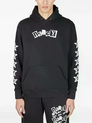 NANCY Logo Print Hoodie