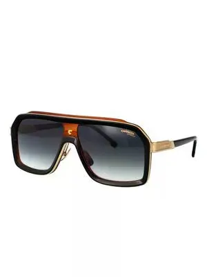 Carrera Eyewear Pilot-frame Sunglasses With Gold-tone Detailing