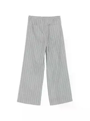 PANICALE Pinstripe Wide-leg Trousers