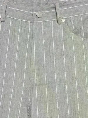 PANICALE Pinstripe Wide-leg Trousers