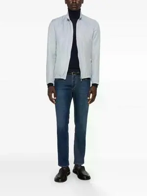 ENTRE AMIS Faded Straight-leg Jeans