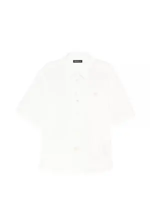 Undercover Short-sleeve Button-up Shirt - White