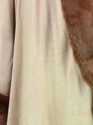 Gianfranco Ferre Fur Trimmed Coat