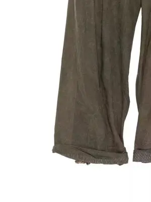 ZIGGY CHEN Pleated Wide-leg Trousers