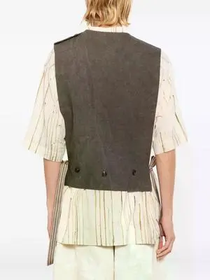 ZIGGY CHEN Side-tie Vest Top