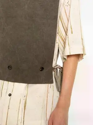 ZIGGY CHEN Side-tie Vest Top