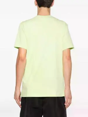 Comme Des Garçons Logo-print Crew-neck T-shirt - Green