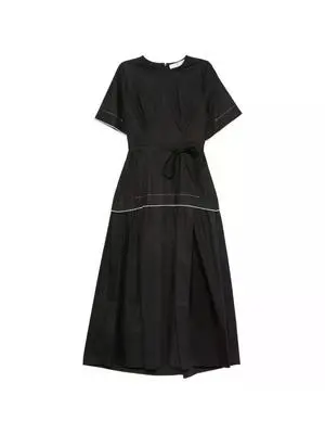 Tela Round Neck Dresses
