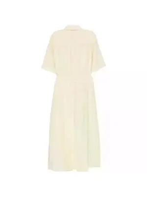 TELA Belted Button-down Midi Dress