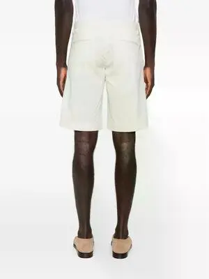 ENTRE AMIS Danubio Pressed-crease Shorts - Neutrals