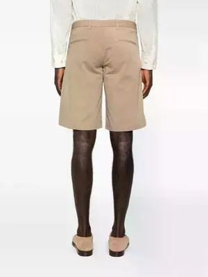ENTRE AMIS Danubio Belt-loop Shorts - Neutrals
