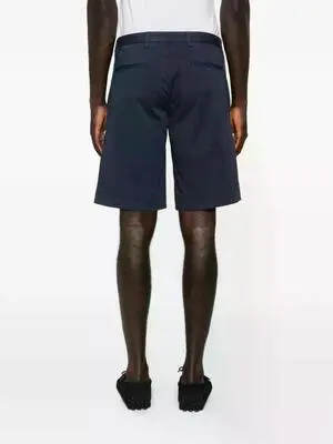 ENTRE AMIS Danubio Belt-loop Shorts - Blue
