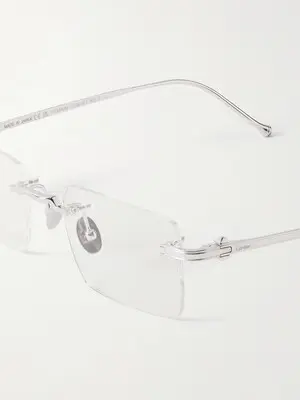 Cartier Pasha De Rectangular-frame Rimless Eyeglasses